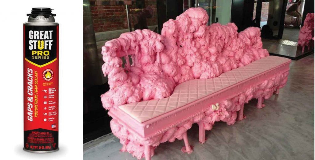 Los muebles de espuma en aerosol son la nueva tendencia en decoración ...